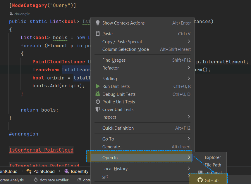 Add Right Click Open In Github For Node If Package Open Source 7420