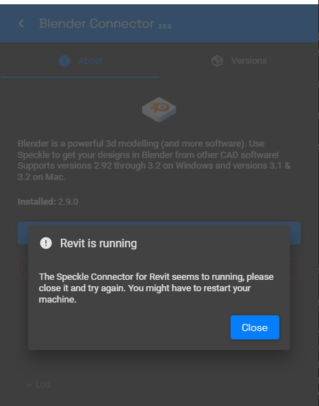 Speckle Desktop Manager: Problem when uninstall connector · Issue #1871 · specklesystems/speckle ...
