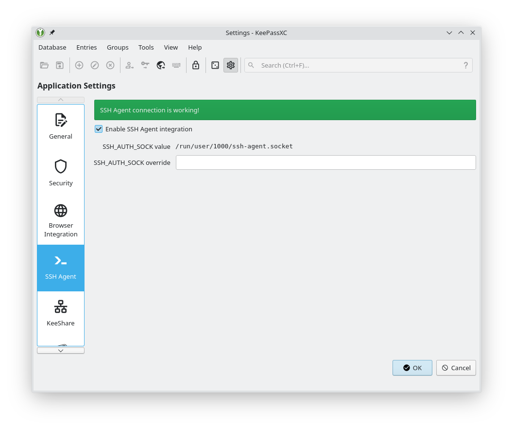 SSH key is not added to the agent with missing error message · Issue #7152 · keepassxreboot ...