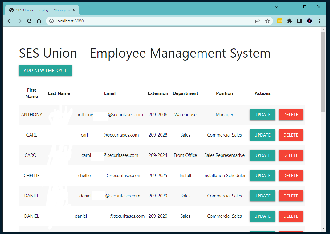 GitHub - nparisik/ses-ems-v2: Employee Management System for SES Union Office