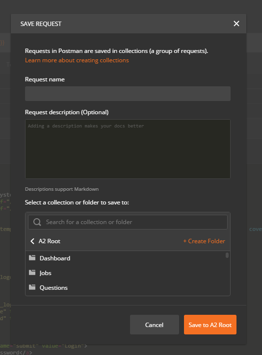 Feature Request - create request in folder · Issue #4177 · postmanlabs/postman-app-support · GitHub