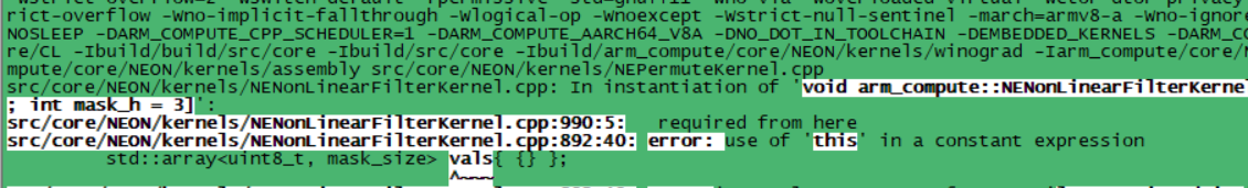 compile failed in fedora28+gcc8.1 · Issue #491 · ARM-software/ComputeLibrary · GitHub