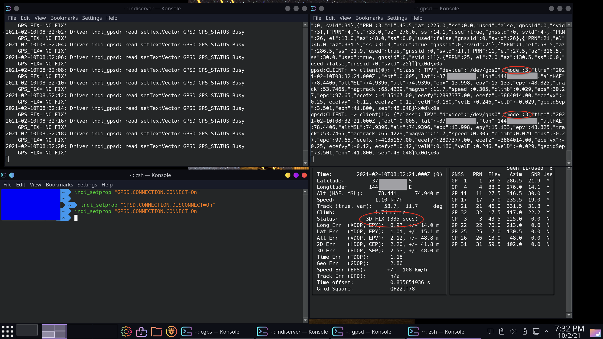 indi_gpsd constantly reports 'NO FIX' against gpsd 3.22 · Issue #324 · indilib/indi-3rdparty ...