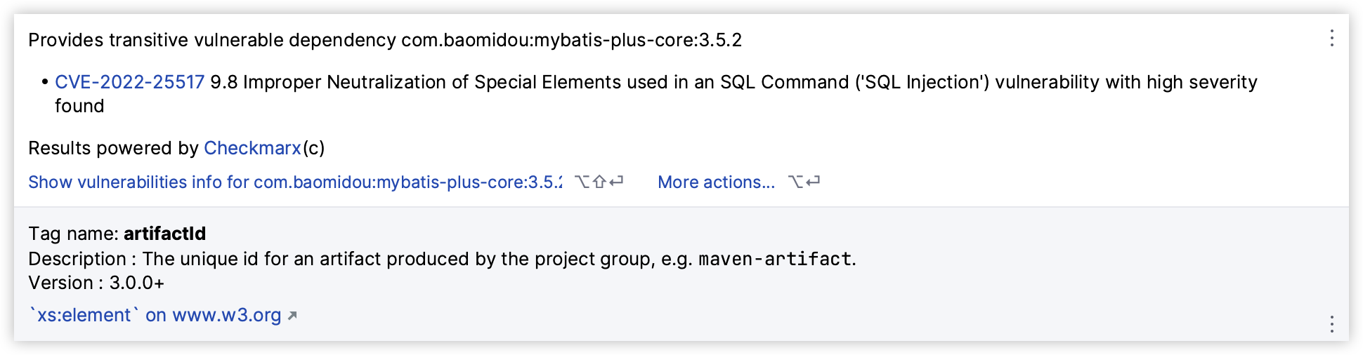 CVE-2022-25517 9.8 Improper Neutralization of Special Elements used in an SQL Command ('SQL ...
