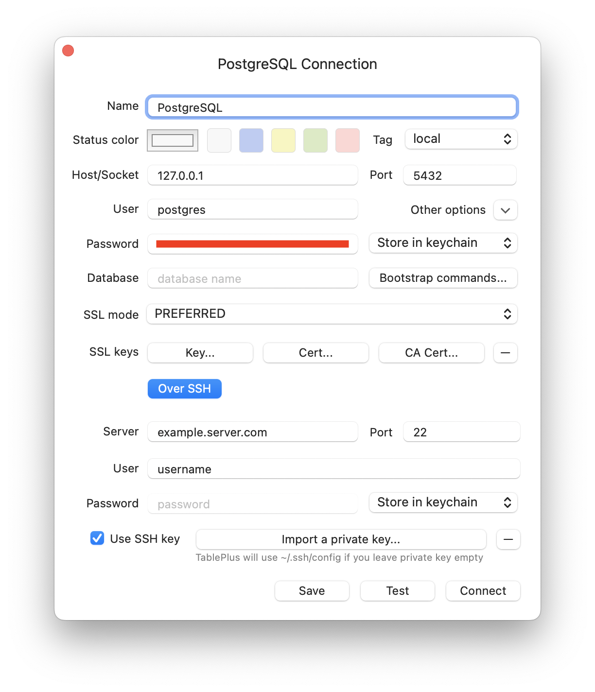 Invalid host private key using 1password · Issue #2645 · TablePlus/TablePlus · GitHub