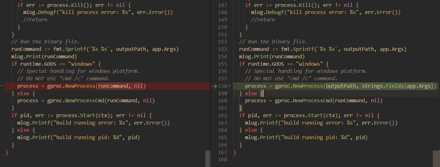 热编译传入args参数时，在windows10下无法正常启动 · Issue #2383 · gogf/gf · GitHub