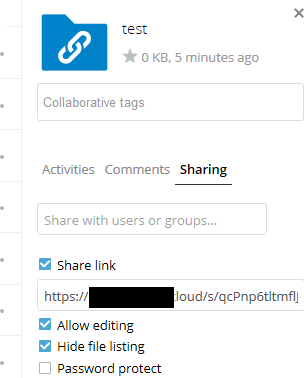 Anonymous upload folder documentation incorrect · Issue #15231 · nextcloud/server · GitHub