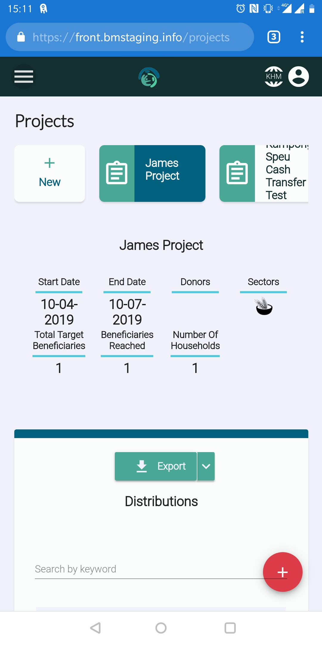 Mobile Version - Visual Fixes Needed - Med · Issue #601 · ReliefApplications/bms_front · GitHub