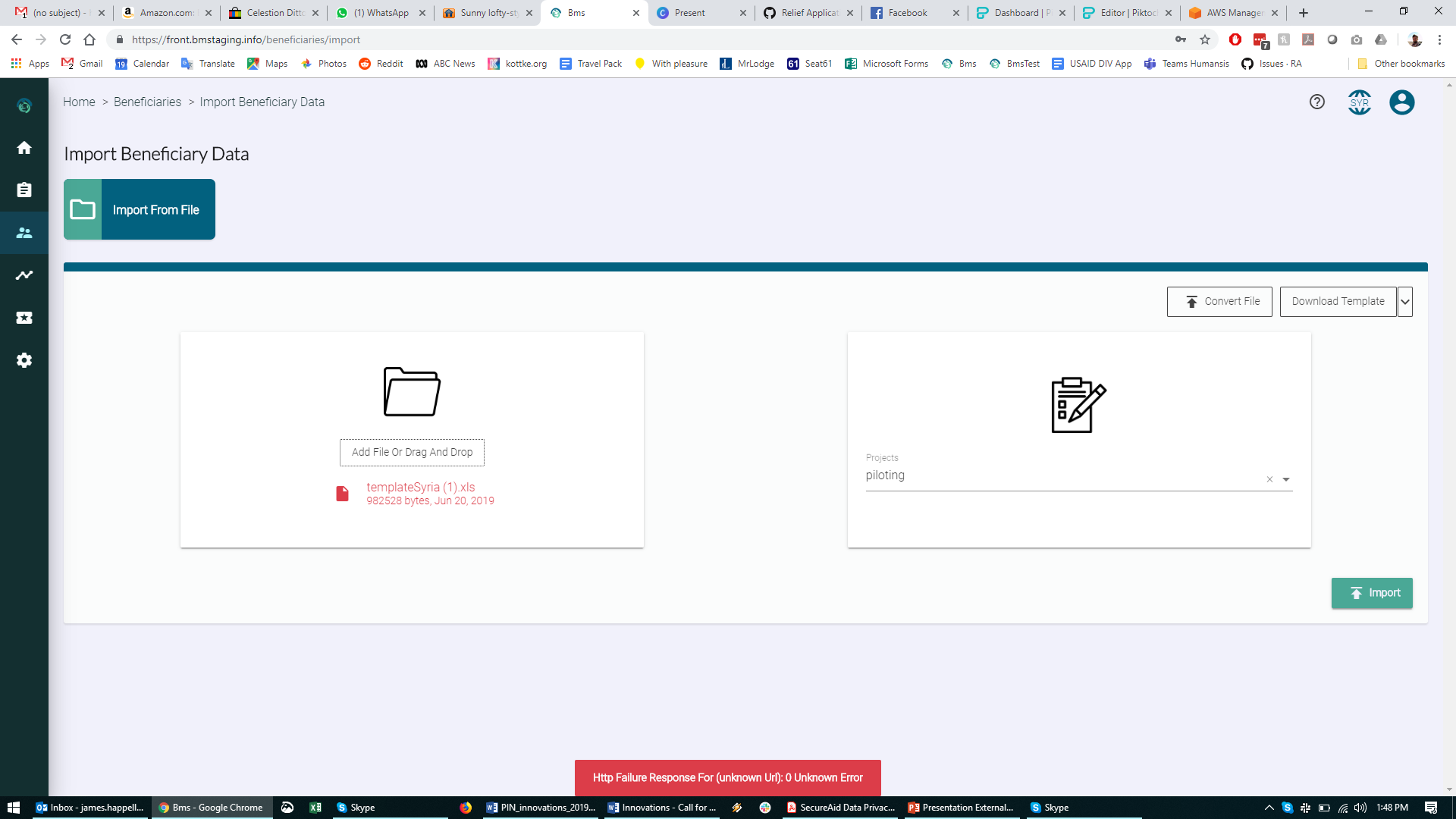 File Import Error - Critical · Issue #790 · ReliefApplications/bms_front · GitHub