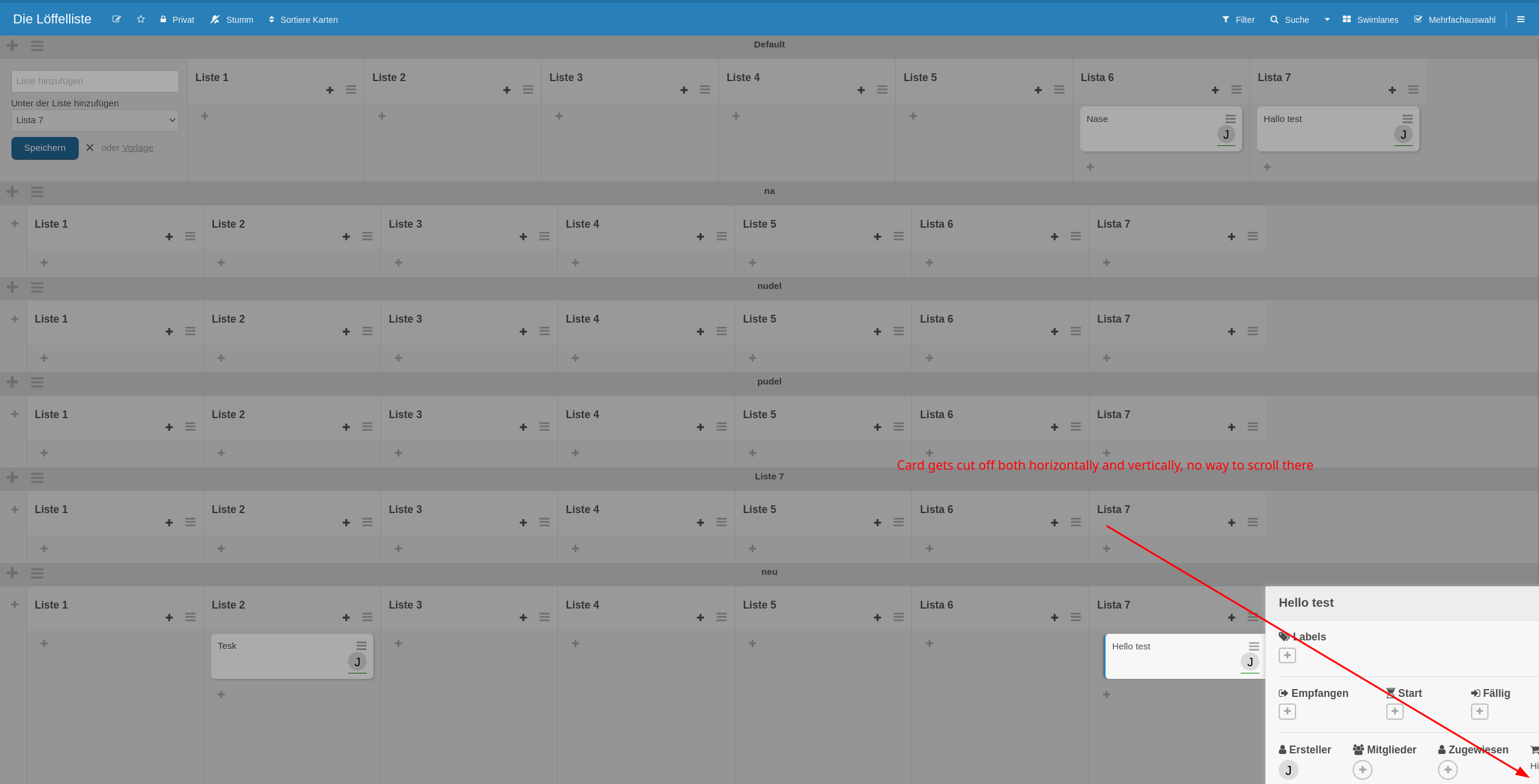 Card view gets cut off · Issue #5130 · wekan/wekan · GitHub