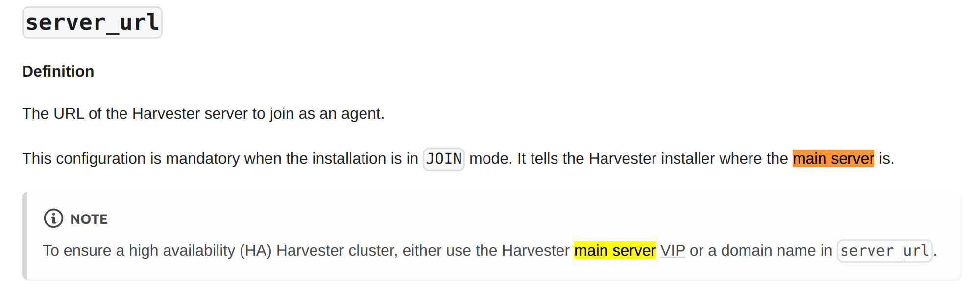 [BUG] Remove `main server` from harvester doc server_url · Issue #2930 · harvester/harvester ...