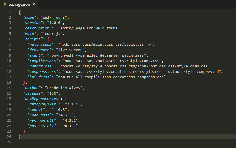 GitHub - frederico-alves/Walk-Tours: SASS and Advanced CSS3