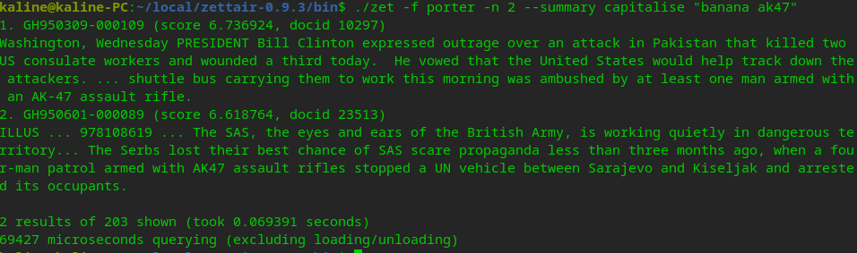 GitHub - kaline/zettair: Activity of information retrieval