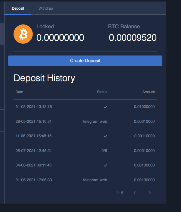 При добавлении депозита он падает вниз списка, а нужно чтобы на верх. Проверить списания ...