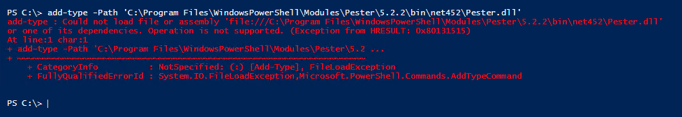 Invoke Pester Fails Unable To Find Type Ntainerinfo · Issue 1987 · Pesterpester 