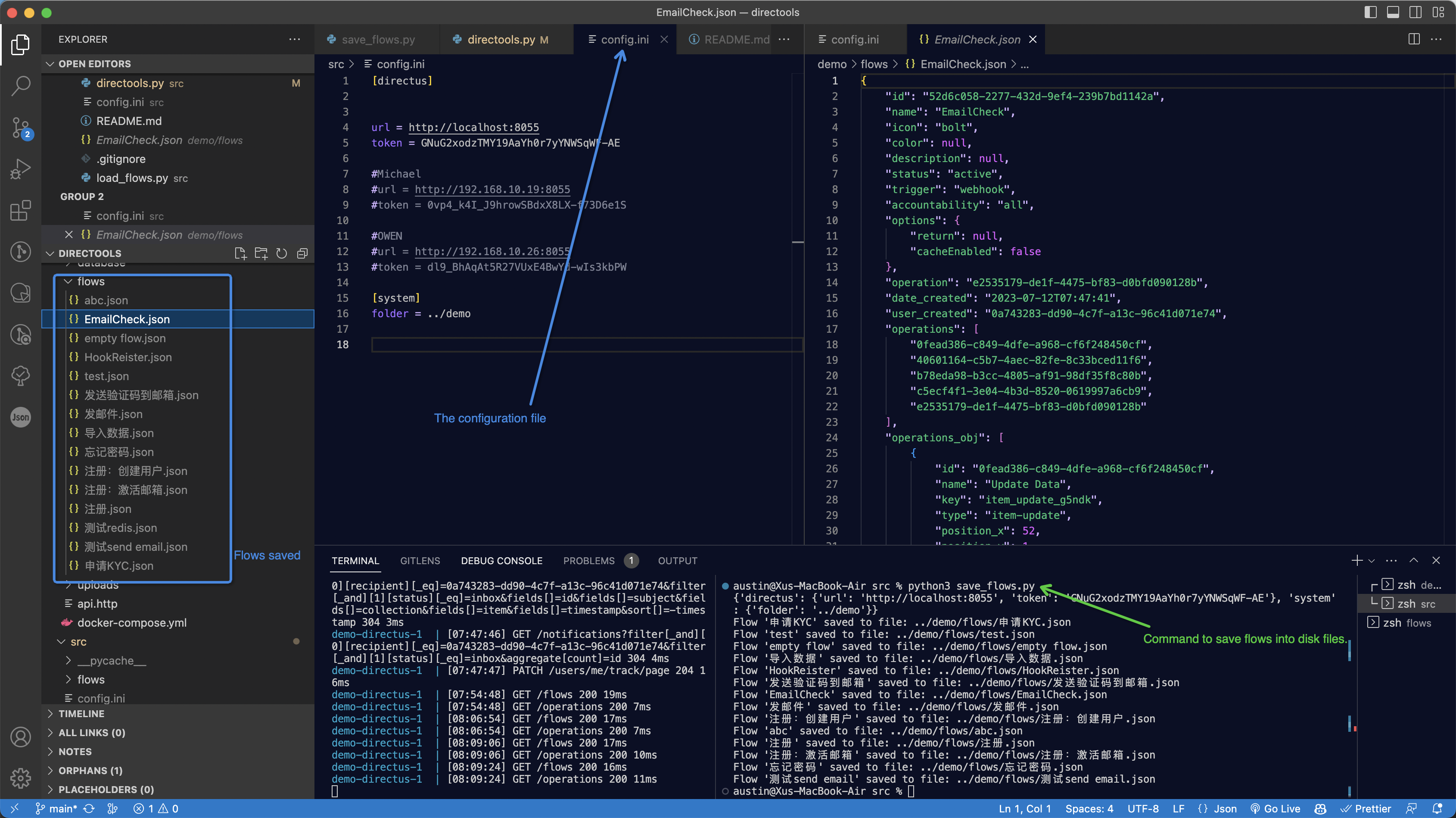 GitHub - xu4wang/directools: A set of tools for using directus in real ...