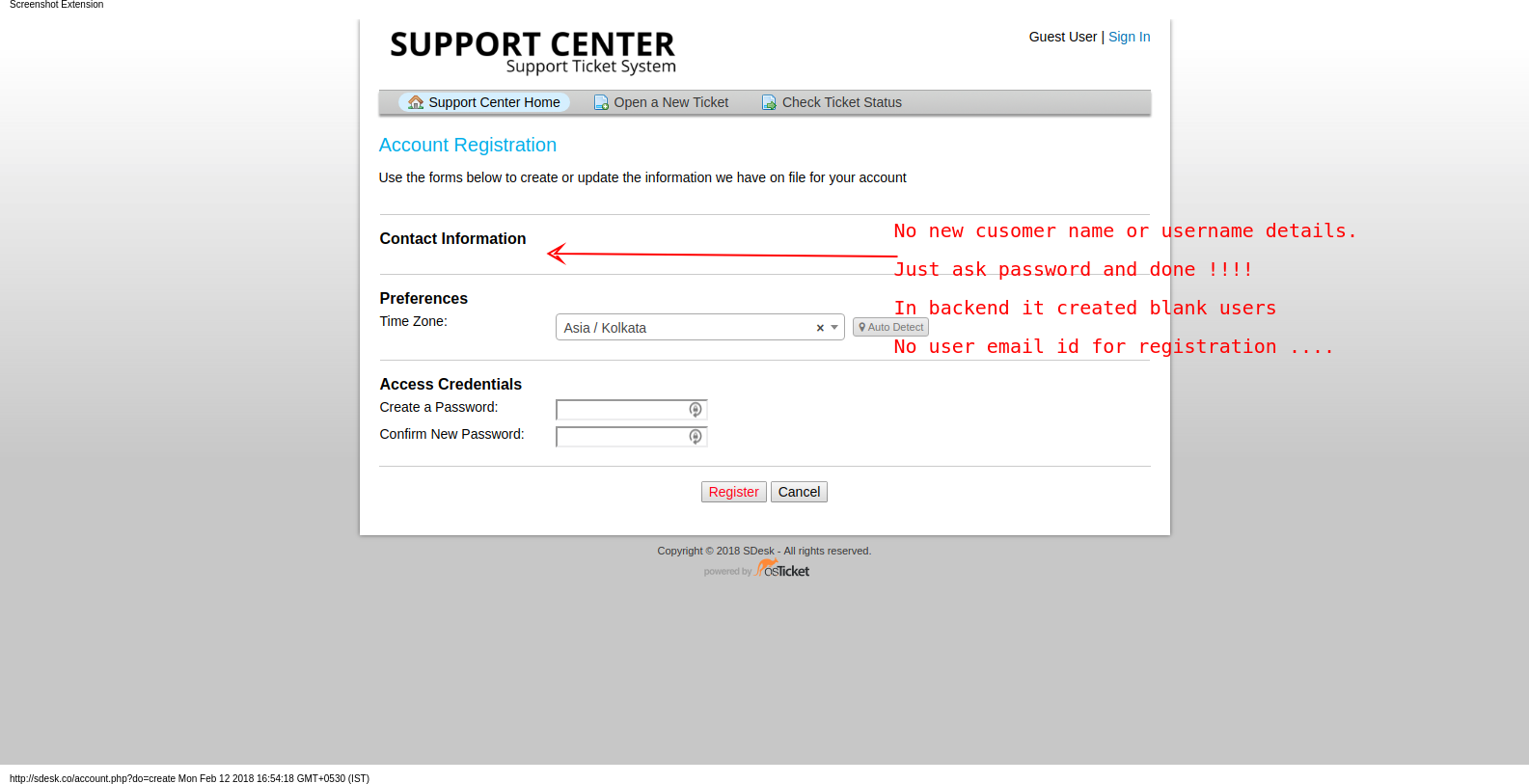 Fail to manage end user/customer logins · Issue #4159 · osTicket ...
