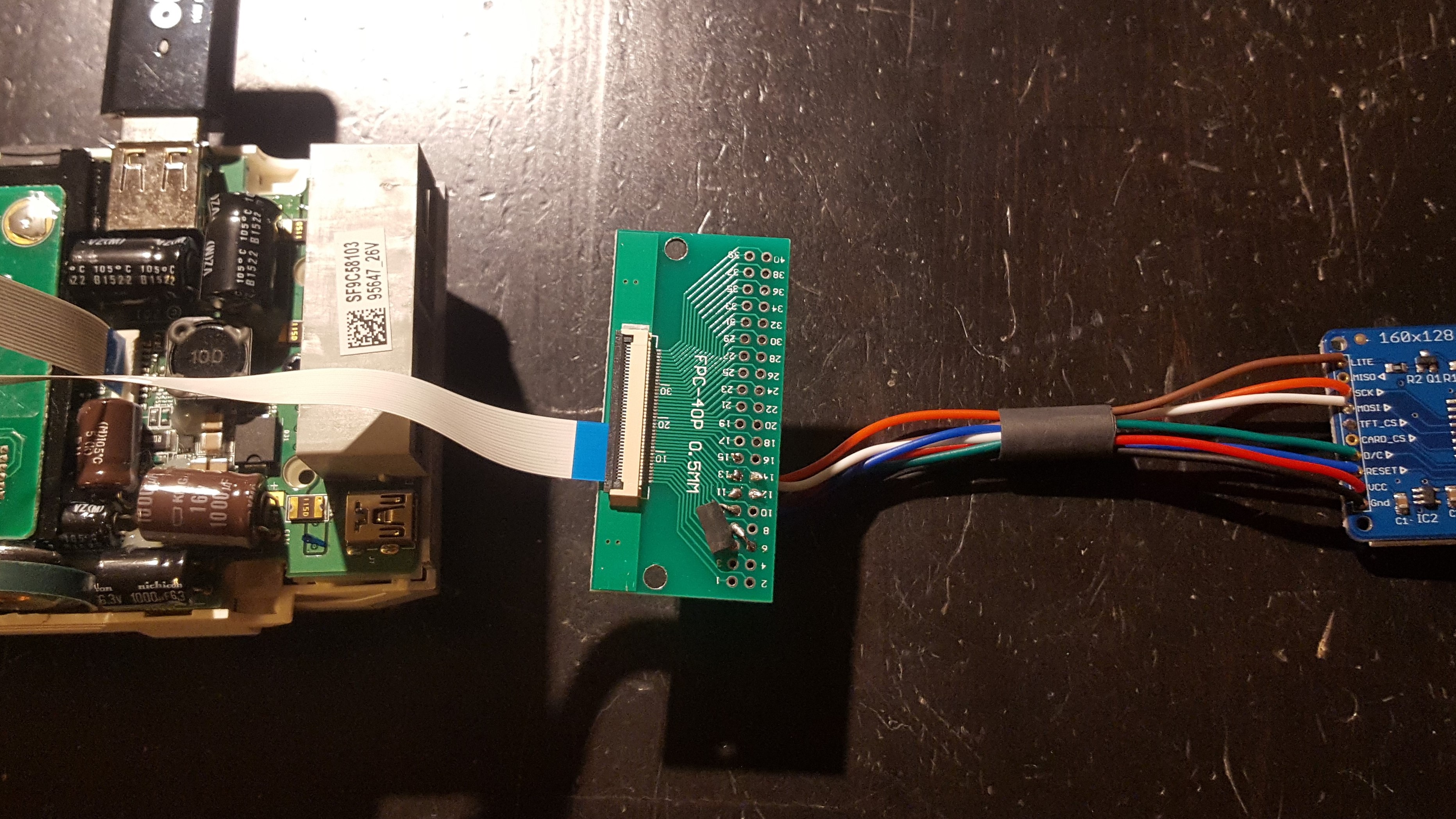 Wiring, Adafruit 1,8" display in EV3 Brick · Issue #938 · ev3dev/ev3dev · GitHub