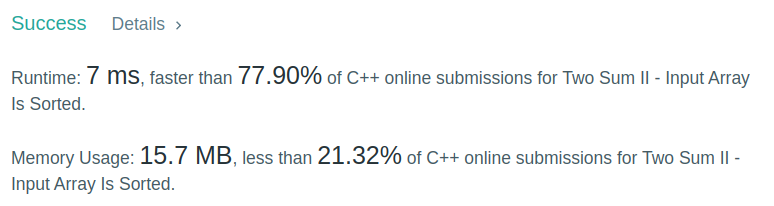 Two Sum II - LeetCode #167 (Medium) · GitHub