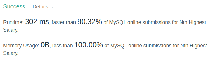 Nth Highest Salary - LeetCode #177 (Medium) · GitHub