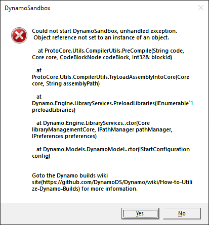 Dynamo sandbox 2.8 / 2.9 startup crash report · Issue #11357 · DynamoDS ...