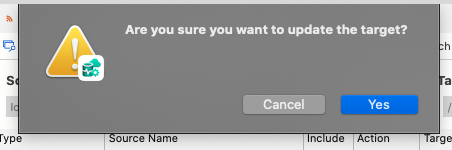 Add confirmation to update project in update project dialog · Issue ...
