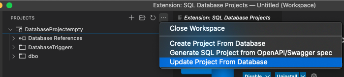 hide update project from db in vscode · Issue #18123 · microsoft ...