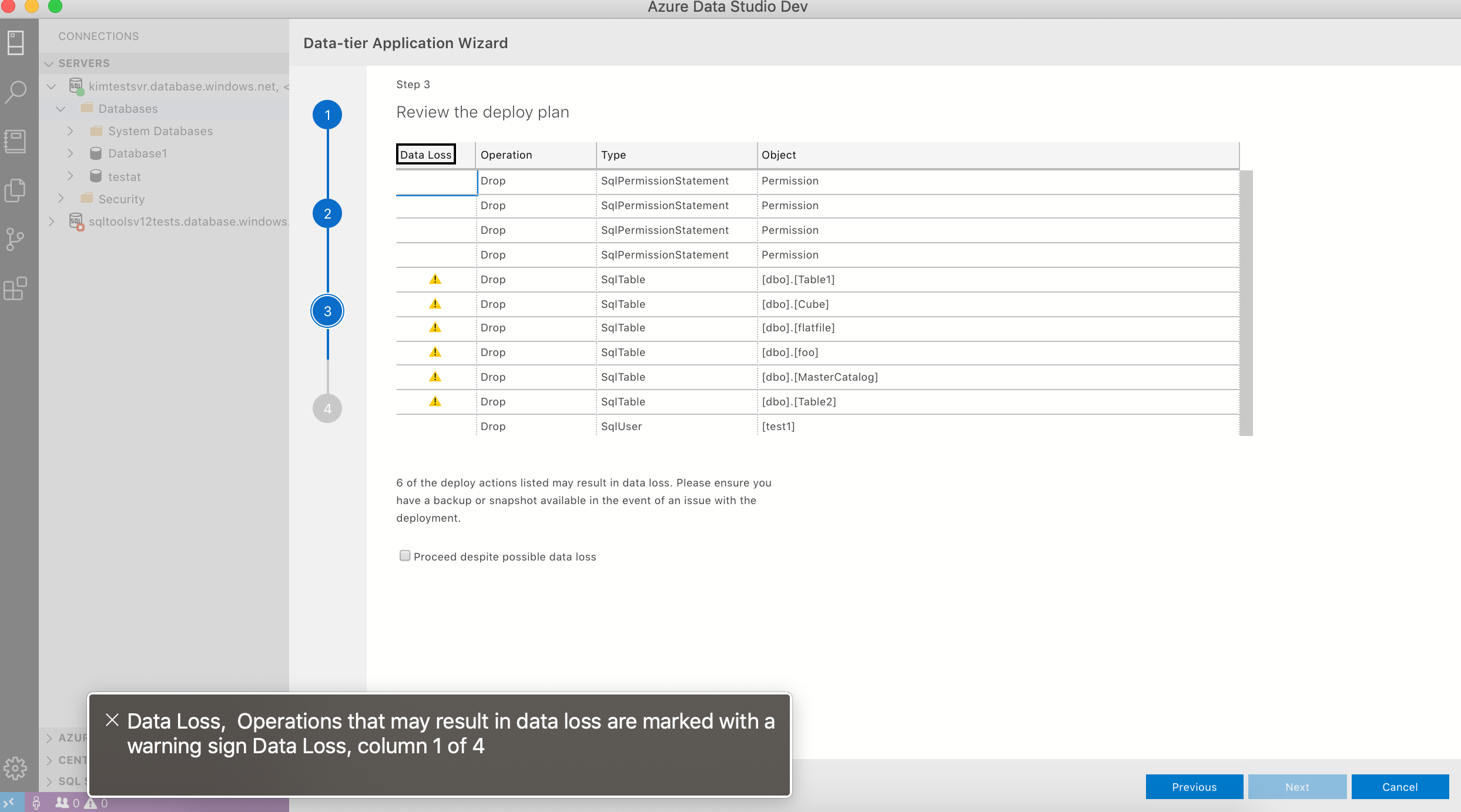 A11y_AzureDataStudio(Schema,Dacpac,Backup)_ ReviewDeployPlan ...