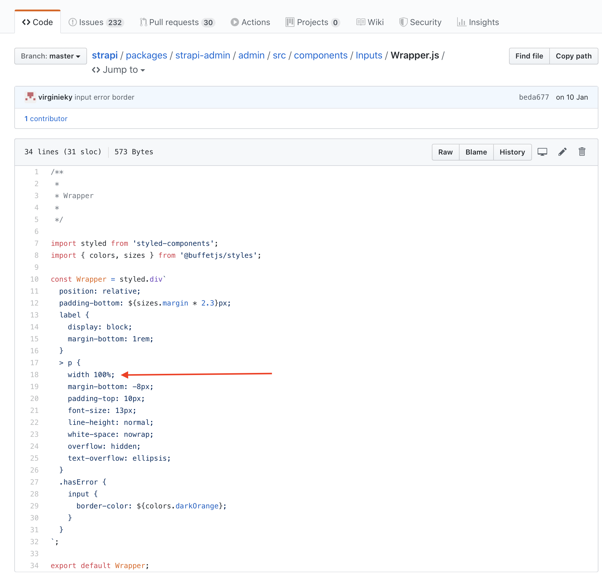 Missing colon in Input component styles · Issue #5790 · strapi/strapi · GitHub