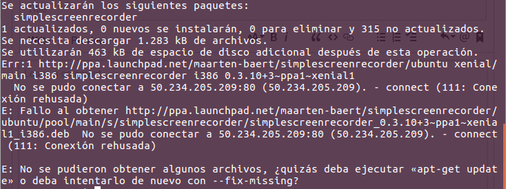 Error during installation by terminal · Issue #639 · MaartenBaert/ssr · GitHub