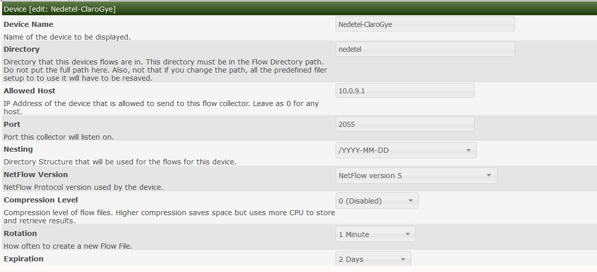 FlowView is not working · Issue #15 · Cacti/plugin_flowview · GitHub
