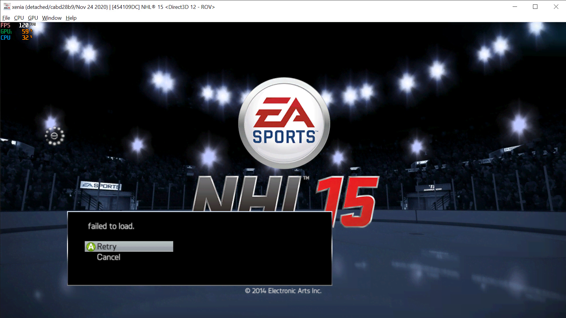 454109DC - NHL 15 · Issue #475 · xenia-project/game-compatibility · GitHub