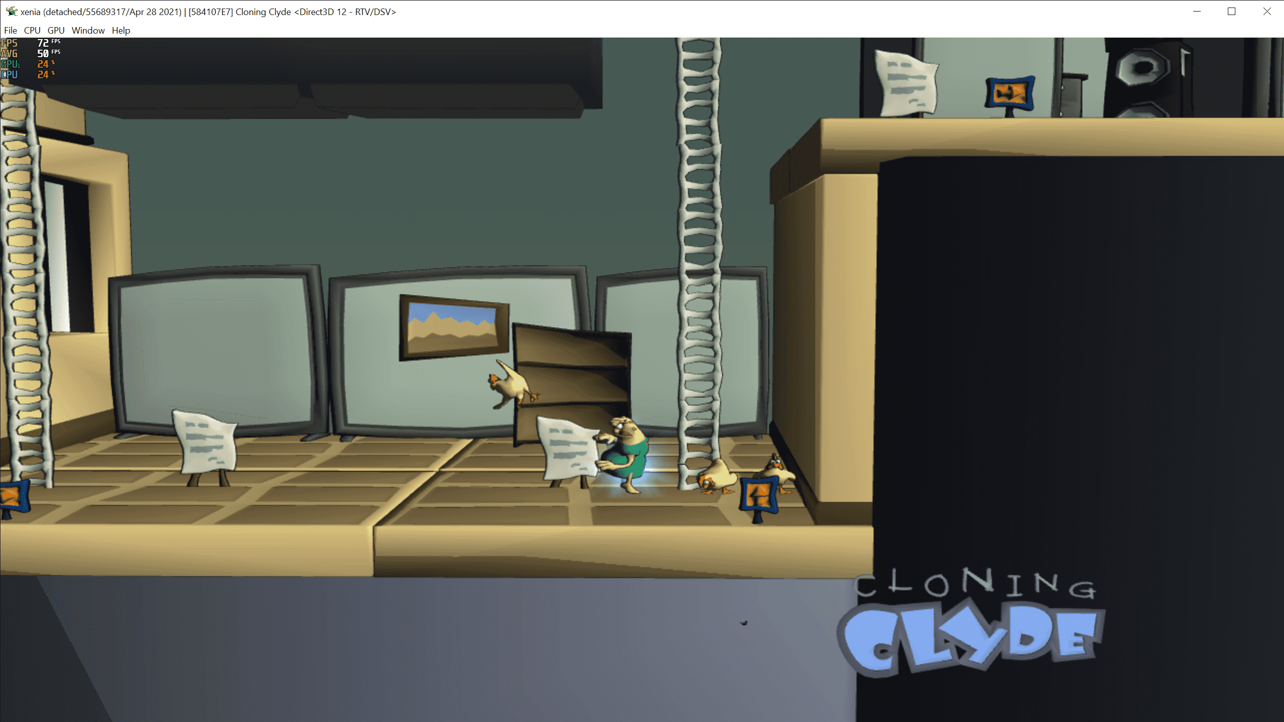 584107E7 - Cloning Clyde · Issue #135 · xenia-project/game-compatibility · GitHub