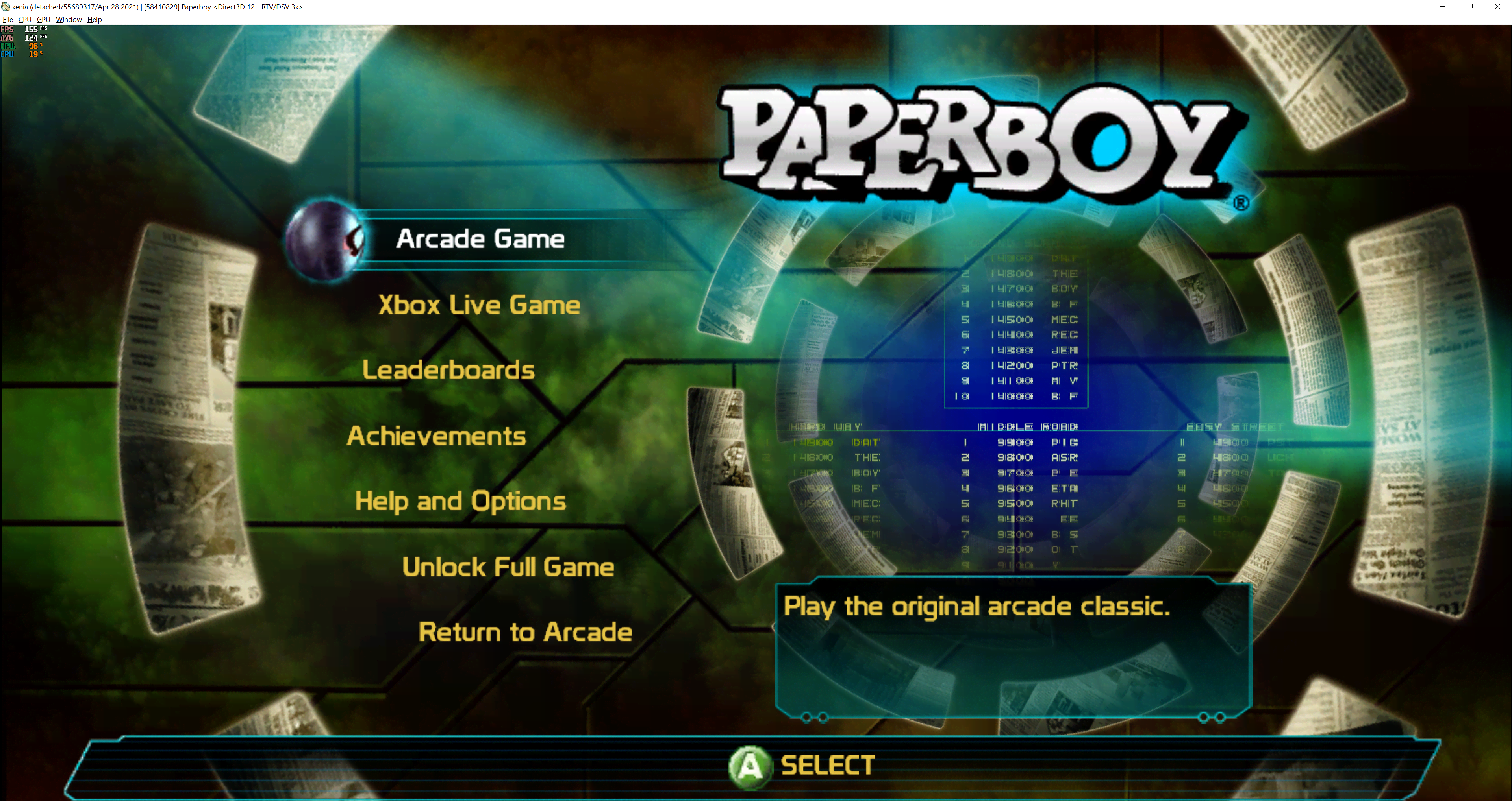 58410829 - Paperboy · Issue #837 · xenia-project/game-compatibility ...