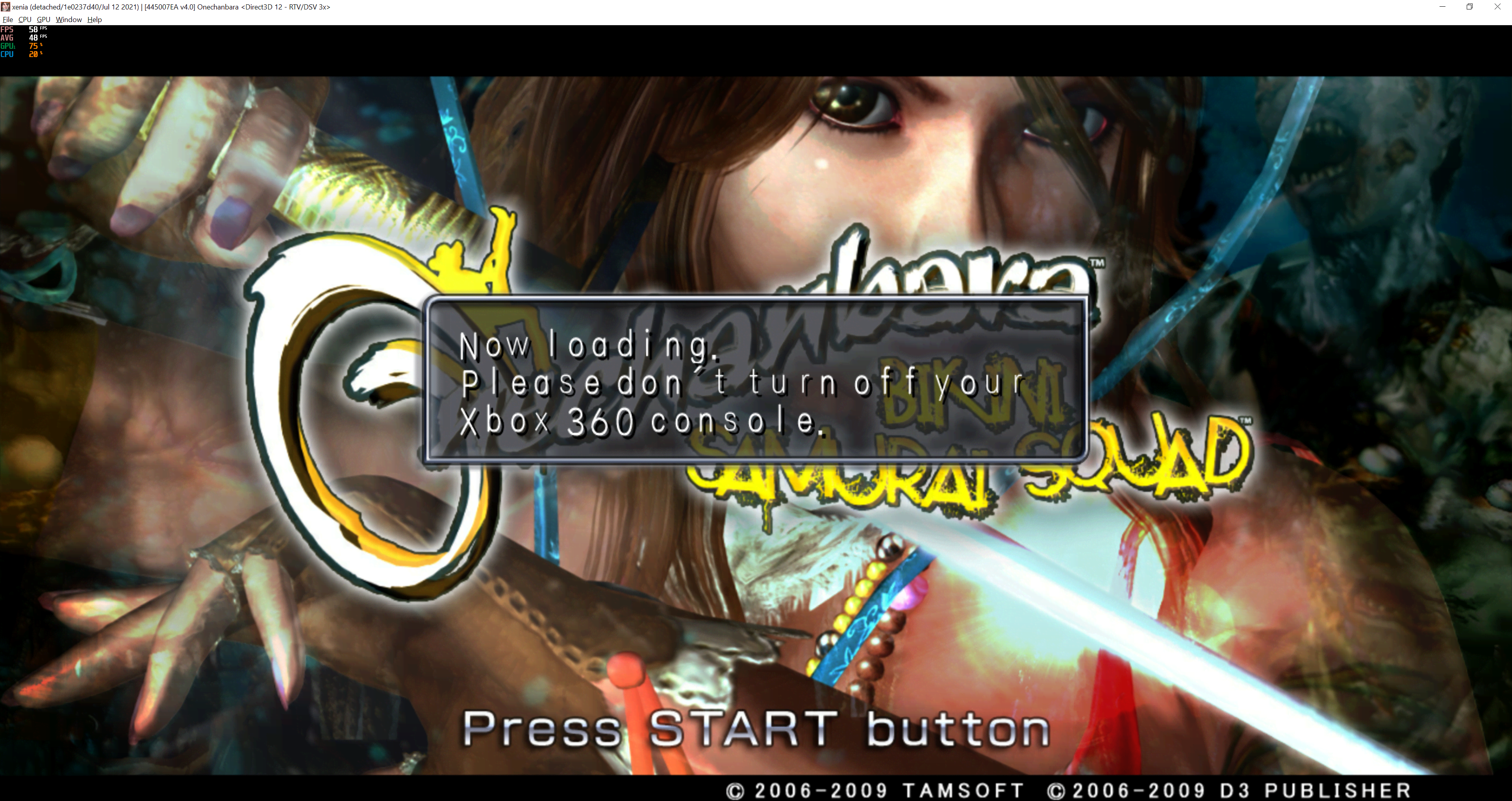 445007EA - Onechanbara · Issue #1290 · xenia-project/game-compatibility · GitHub