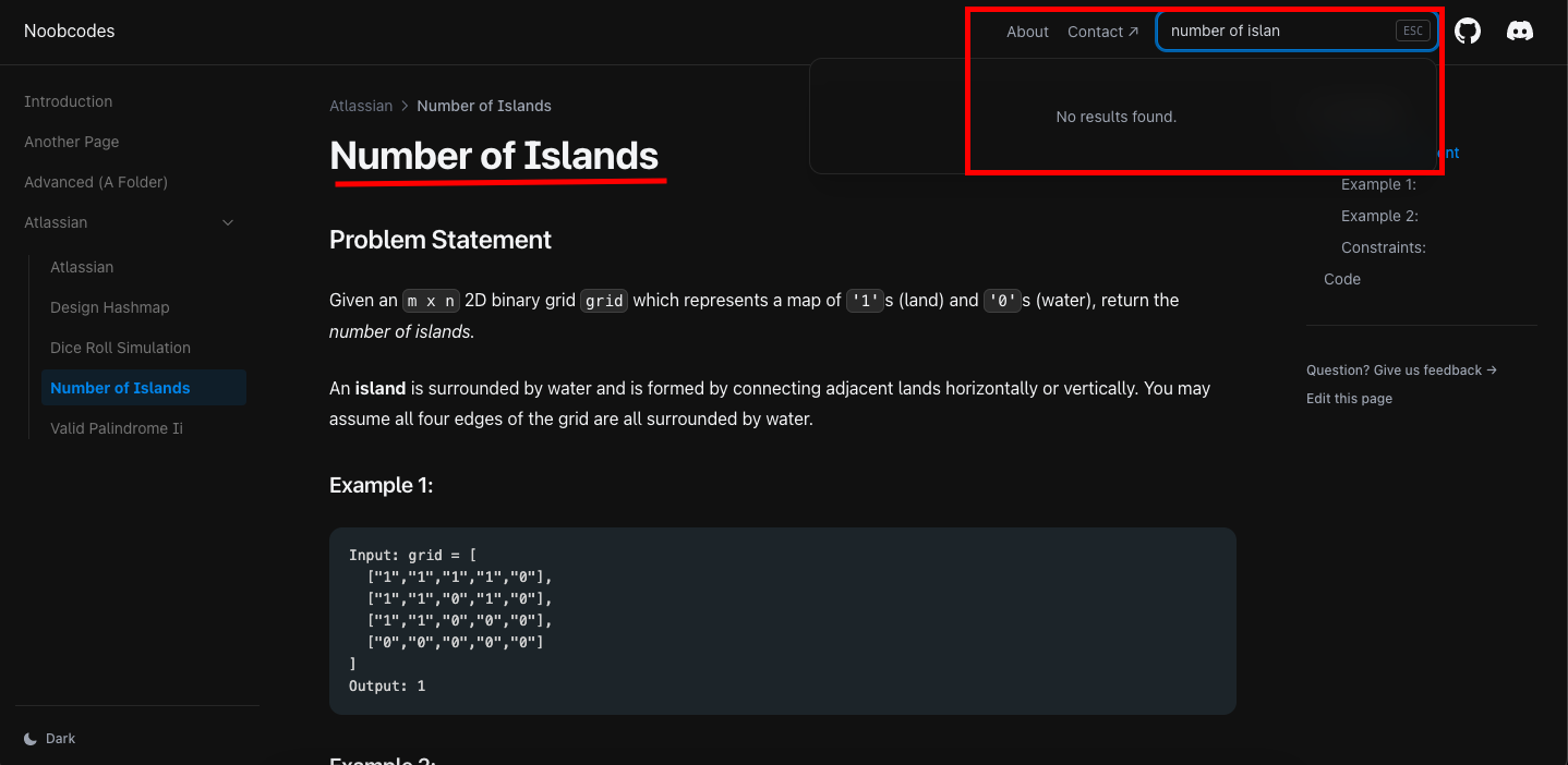 Search not working properly. · Issue #1213 · shuding/nextra · GitHub