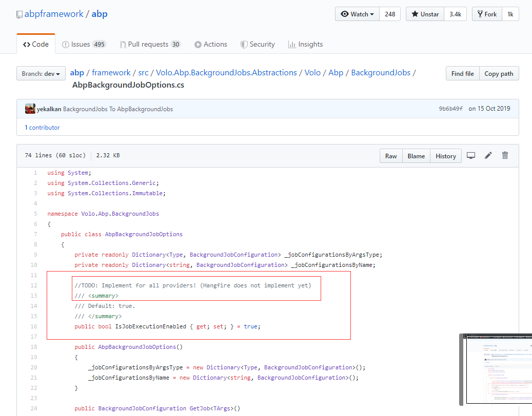 Does hangfire currently support setting IsJobExecutionEnabled as false to disable background ...