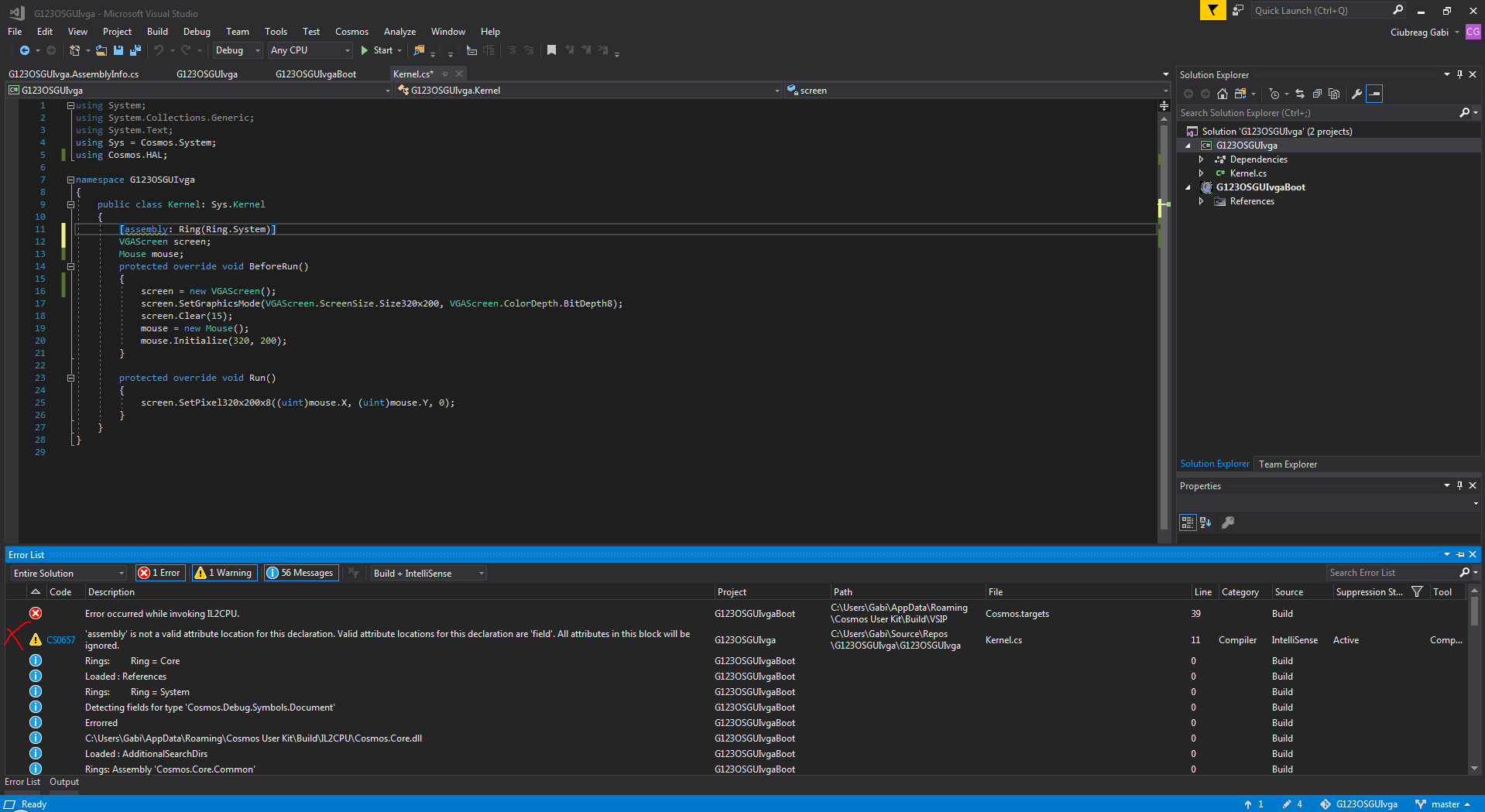 [HELP]Error while invoking il2cpu · Issue #742 · CosmosOS/Cosmos · GitHub