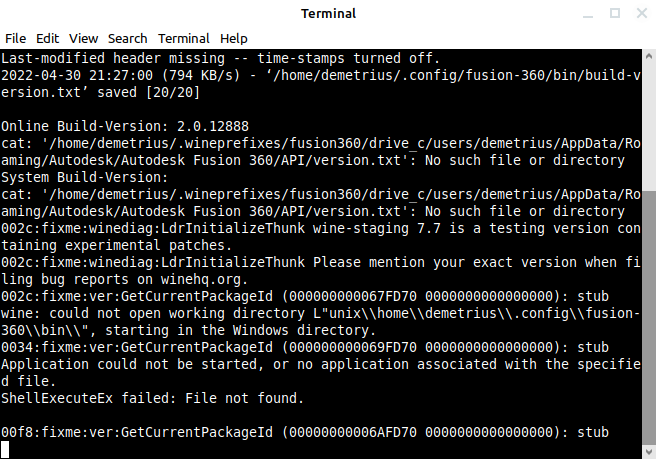 Fusion 360 asks to update and then does nothing · Issue #224 · cryinkfly/Autodesk-Fusion-360-for ...