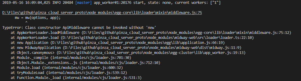 Class constructor ApiMiddleware cannot be invoked without 'new' · Issue #217 · midwayjs/midway ...