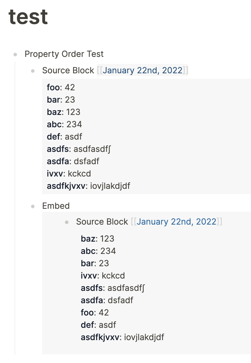 Block Property Order Is Lost When There Are More Than 8 `property` In A Block · Issue 3923