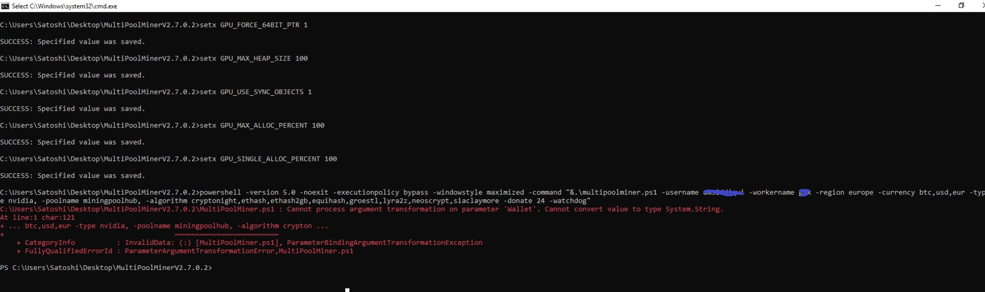 Batch file error for MPH · Issue #700 · MultiPoolMiner/MultiPoolMiner · GitHub