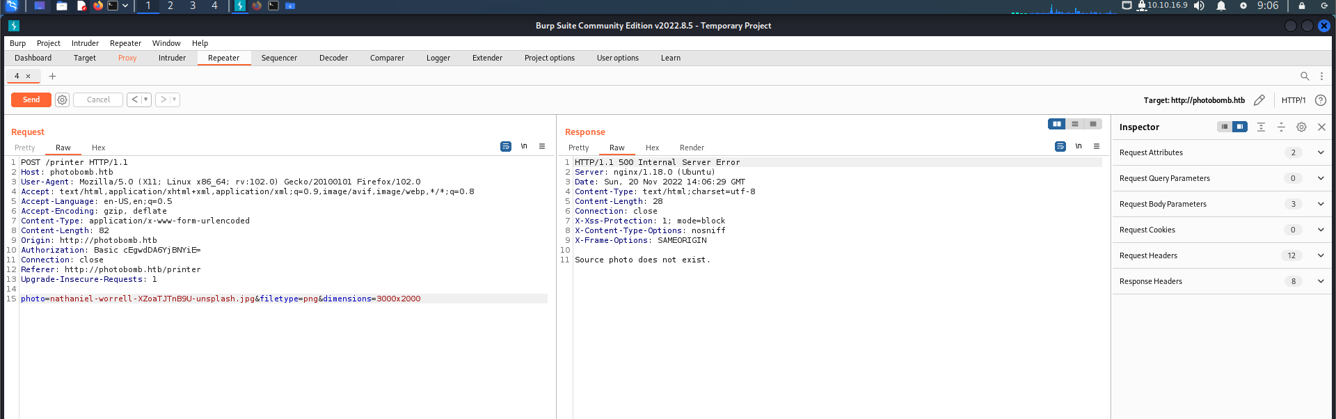 GitHub - sumaiyakona/photobomb-htb-writeup