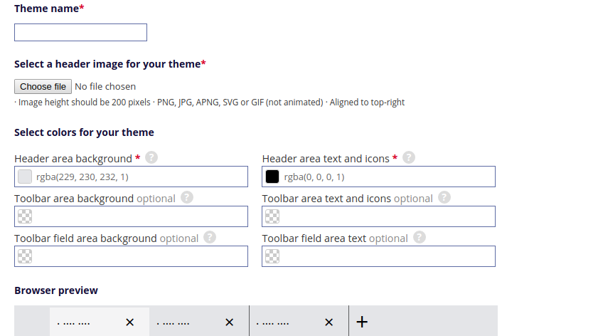 Color selectors in static theme submission wizard have layout issues in ...