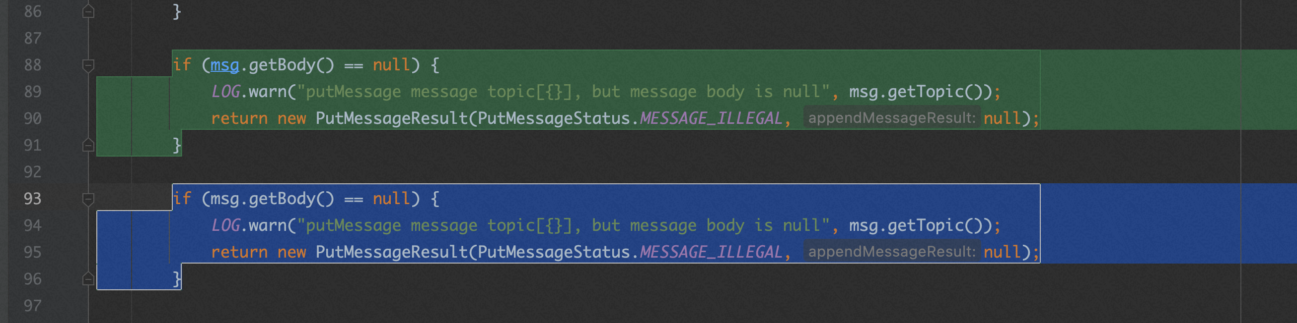 Repeated code in HookUtils · Issue #5112 · apache/rocketmq · GitHub