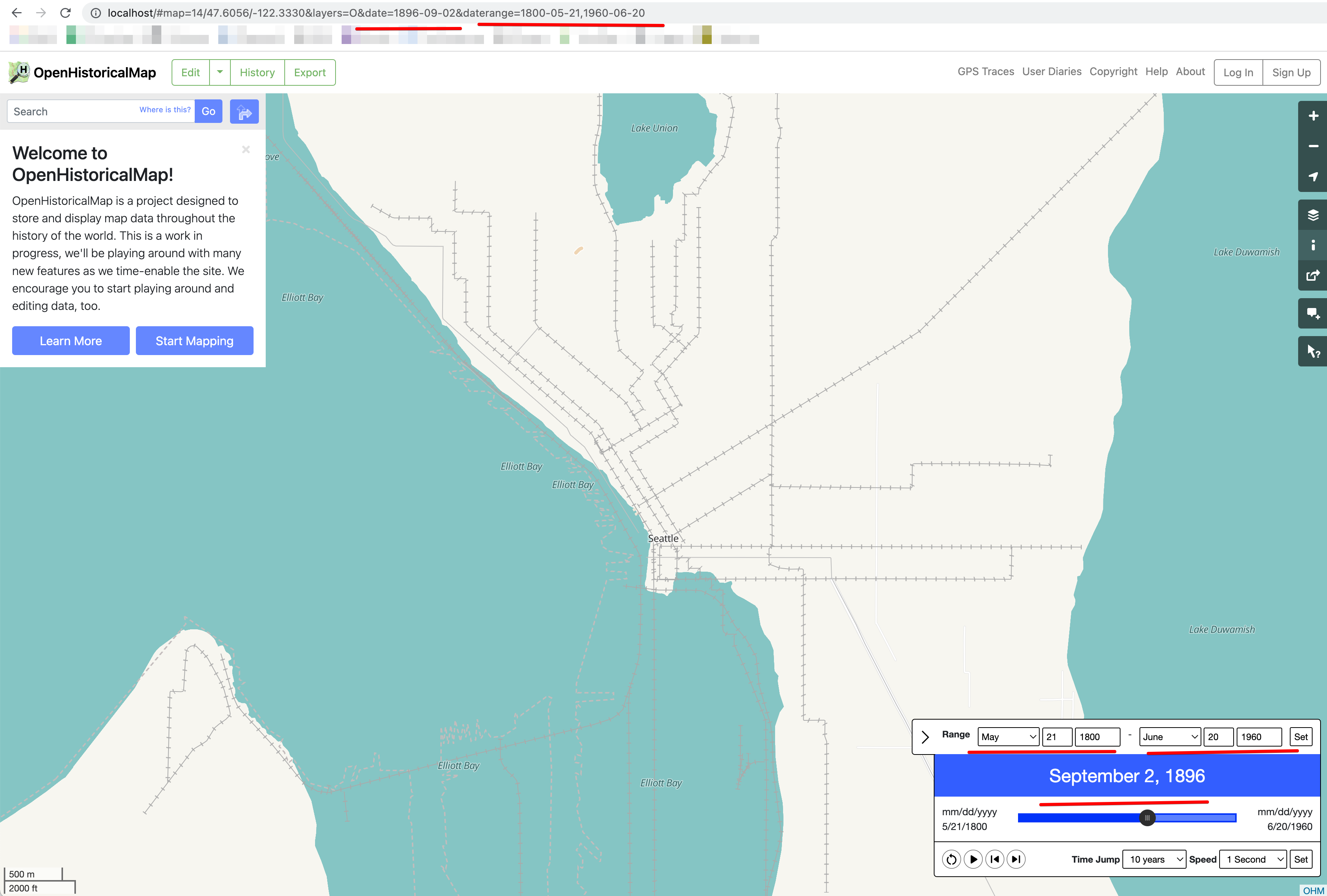 Timeslider v2 design implementation · Issue #360 · OpenHistoricalMap ...