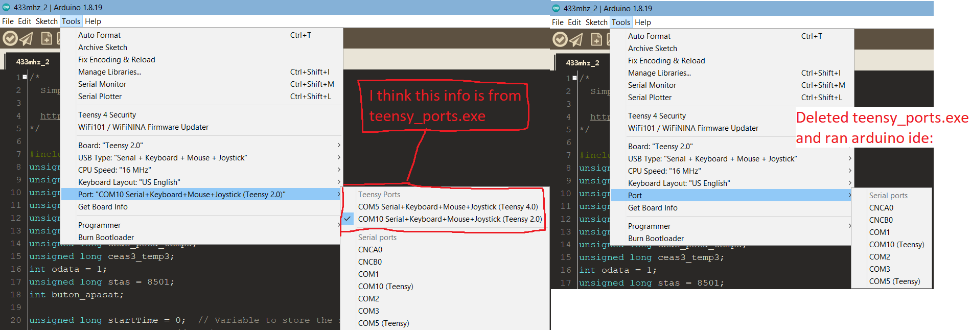 Failed to upload to Teensy2 with two Teensy boards. · Issue #3761 · platformio/platformio-vscode ...