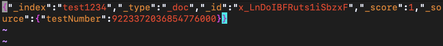 Bug Certain Range Of Number In Es Is Converted To 9223372036854776000 Unexpectedly · Issue 
