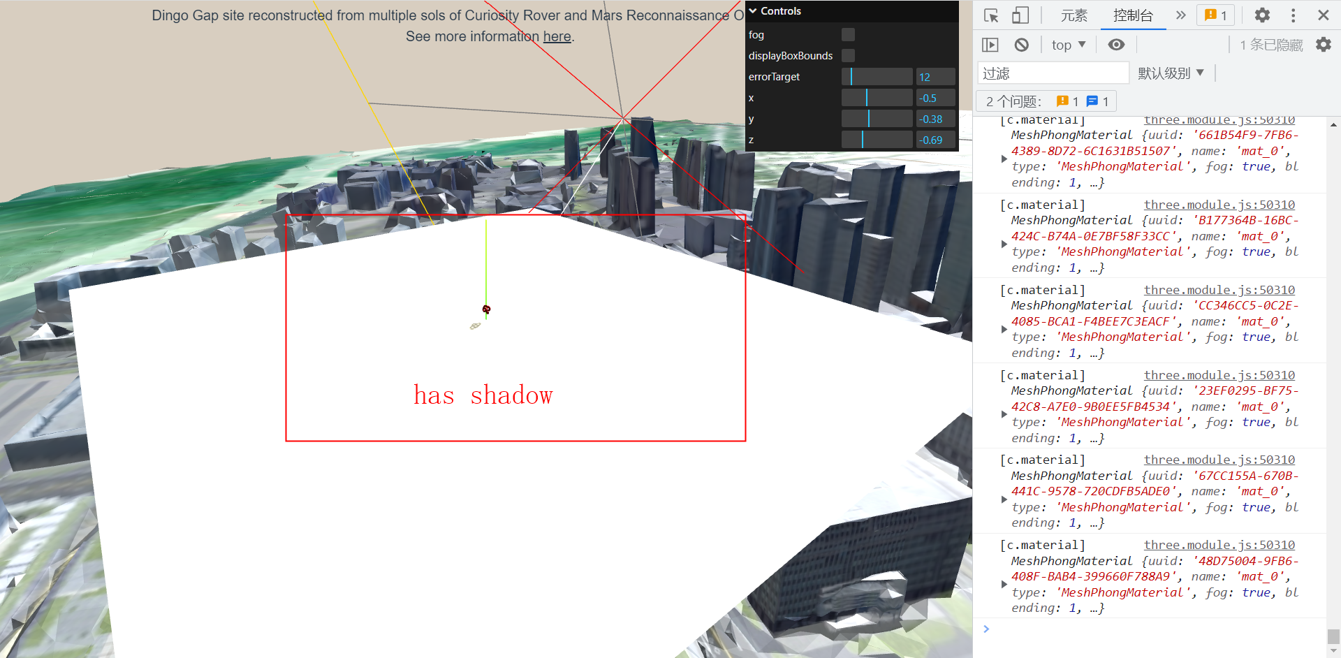 Question: No self shadowing rendered · Issue #278 · NASA-AMMOS/3DTilesRendererJS · GitHub