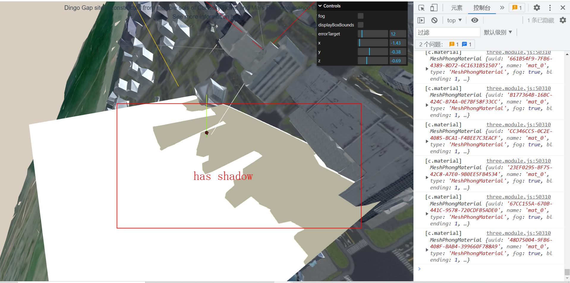 Question: No self shadowing rendered · Issue #278 · NASA-AMMOS/3DTilesRendererJS · GitHub